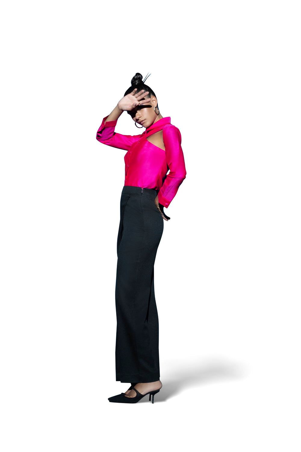 Glorious Pink Cut Out Shirt – MeLova